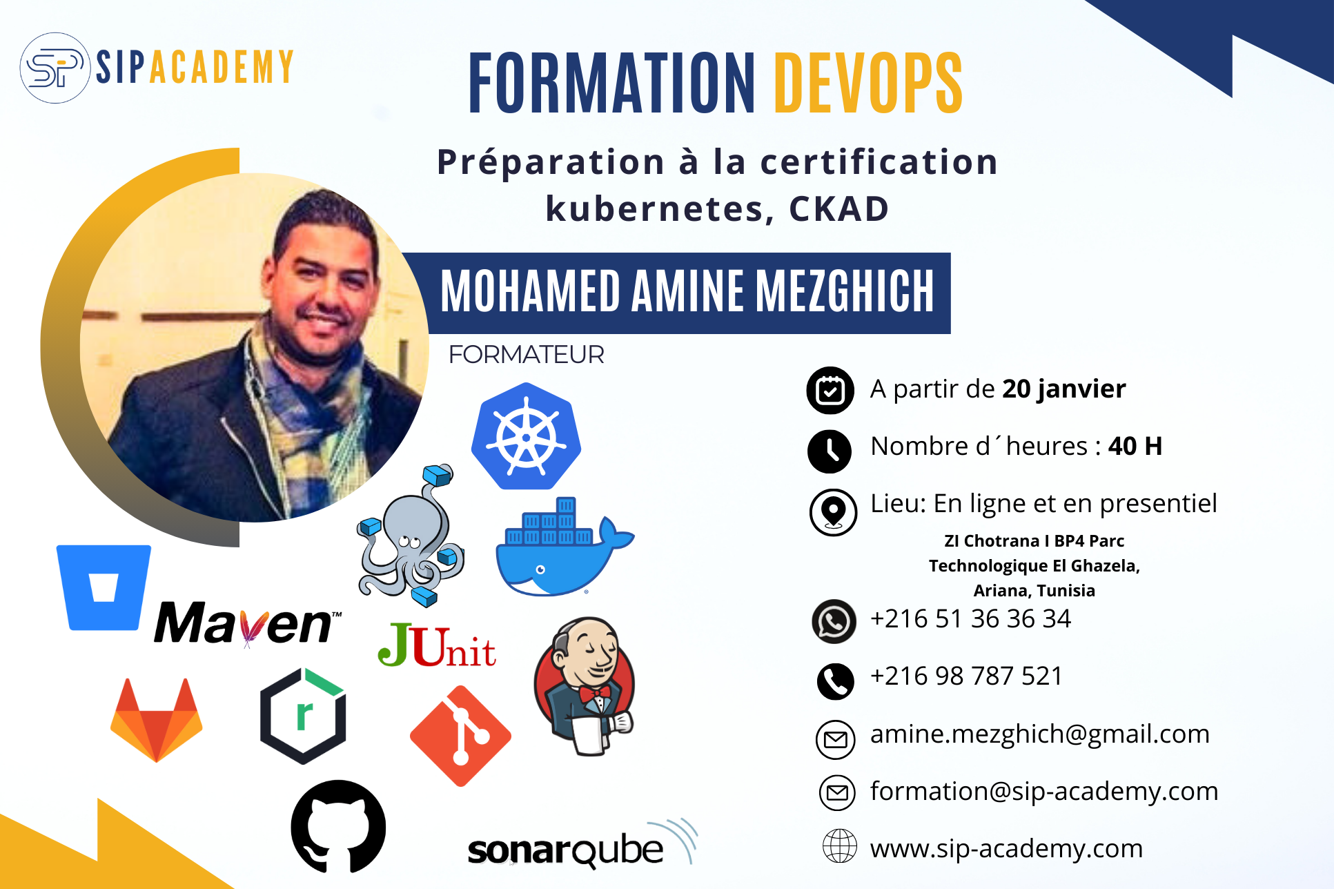 Sessions de formation SIP Academy - Calendrier et inscription